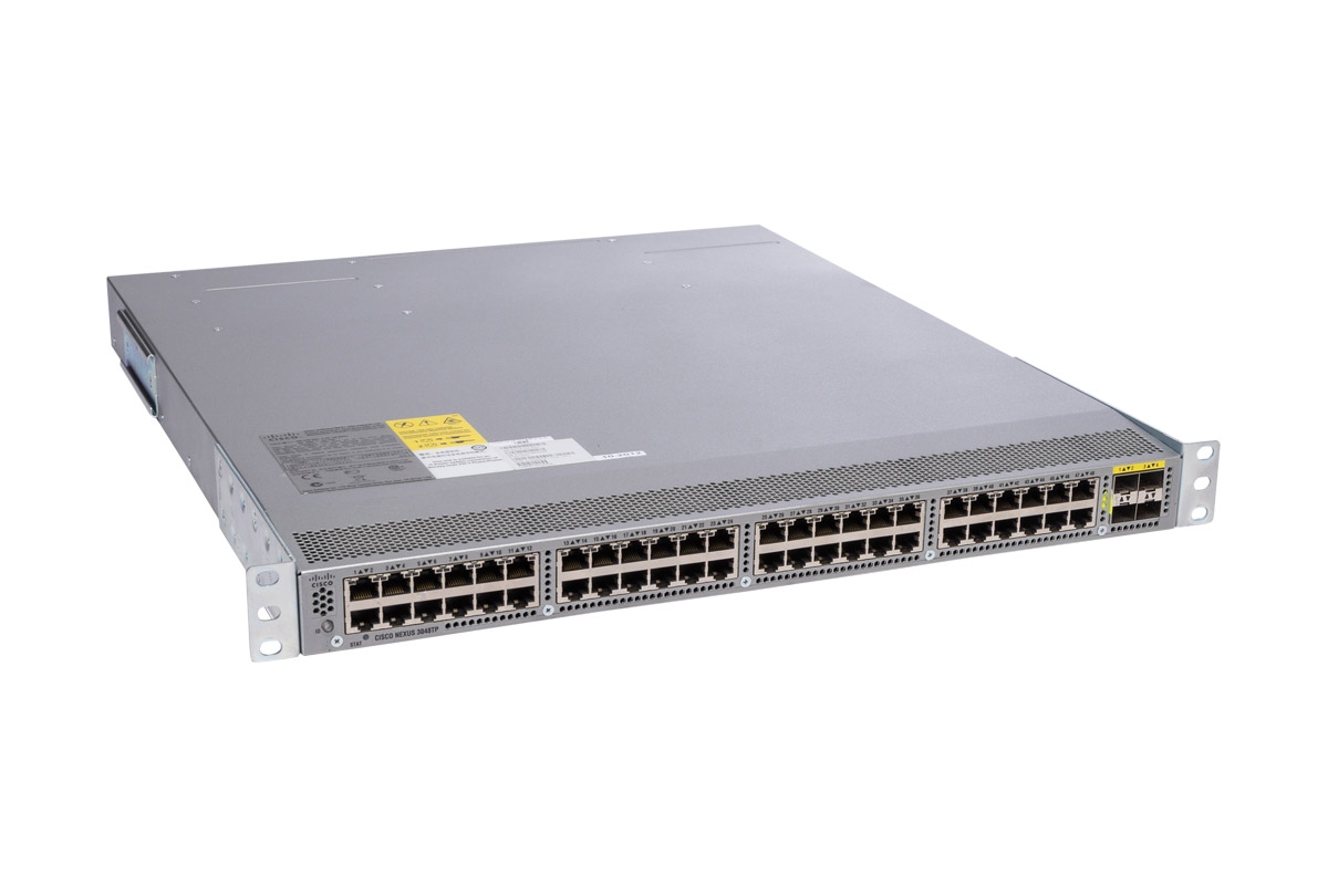Cisco N3K-C3048TP-1GE 1RU 48 x 10/100/1000 and 4 x 10GE ports