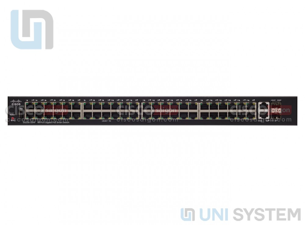 Cisco SG250-50 50-Port Gigabit Smart Switch