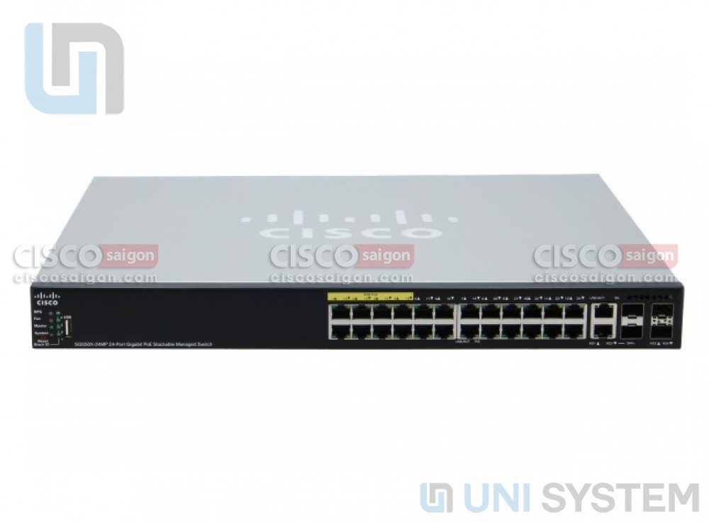 Cisco SG550X-24MP 24-port Gigabit PoE Stackable Switch