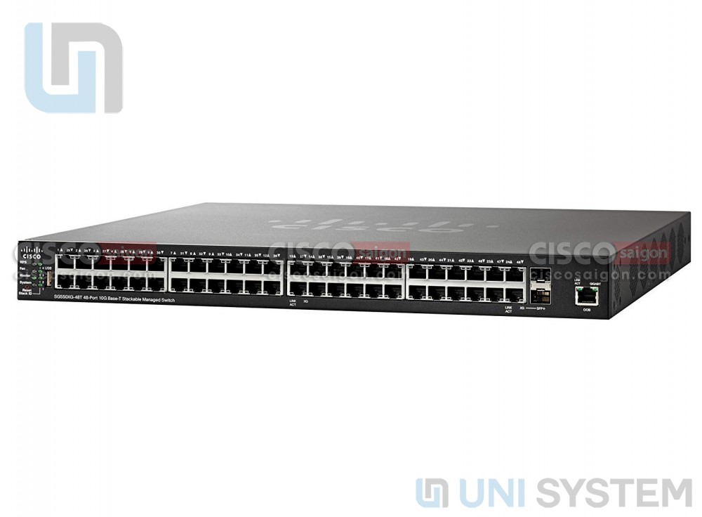 Cisco SG550X-48MP 48-port Gigabit PoE Stackable Switch