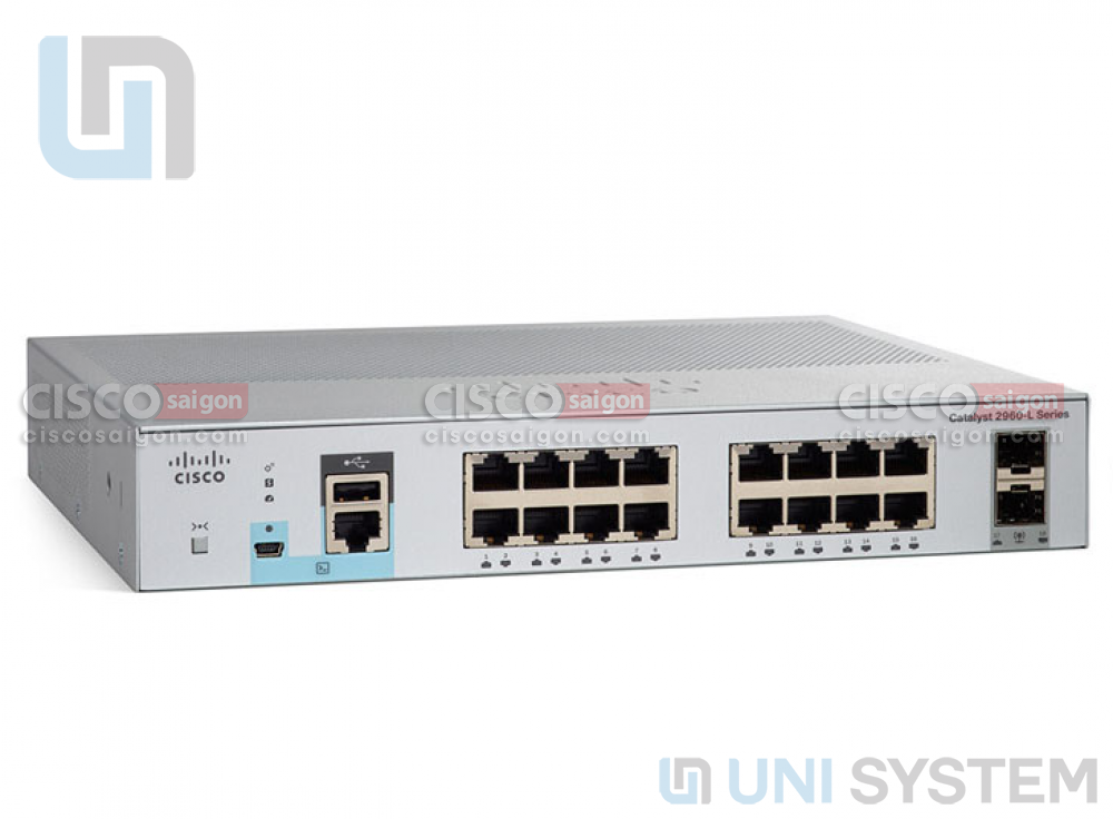 Cisco Catalyst C1000-16T-2G-L 16x 10/100/1000 Ethernet, 2x 1G SFP