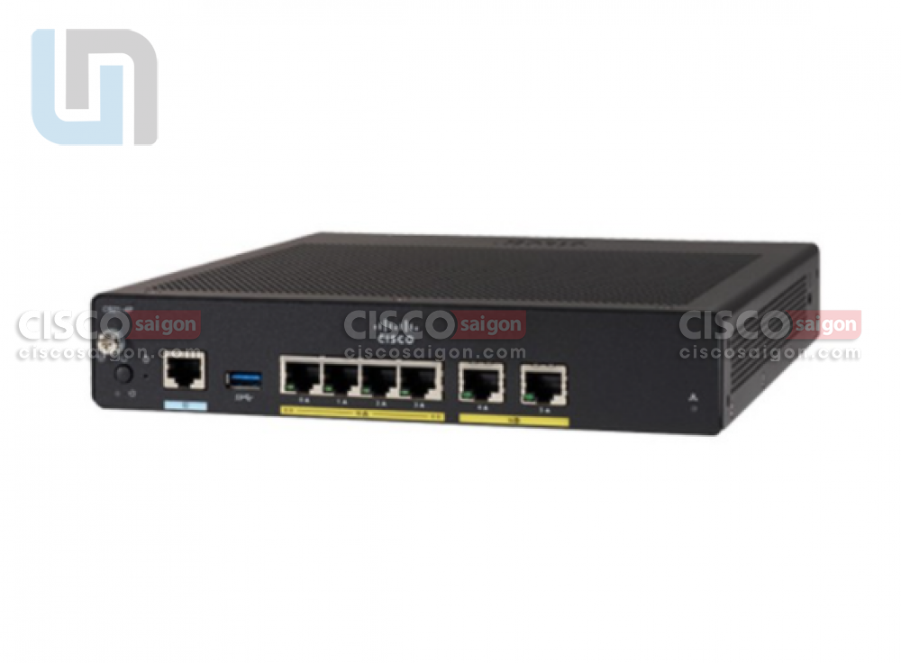 C931-4P Cisco 931 Gigabit Ethernet security router with internal power ...