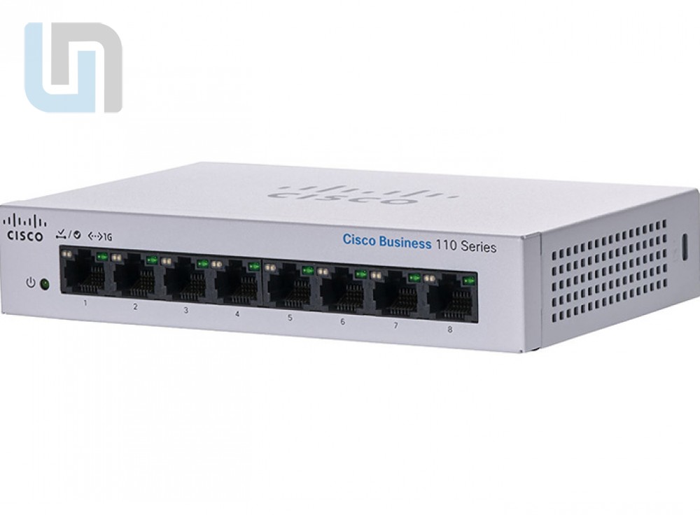 CBS110-8T-D-EU Cisco Business 110 Series 8 port gigabit Unmanaged Switch